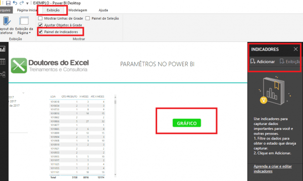 Power BI Desktop: Links e Menus - Doutores do Excel 2025