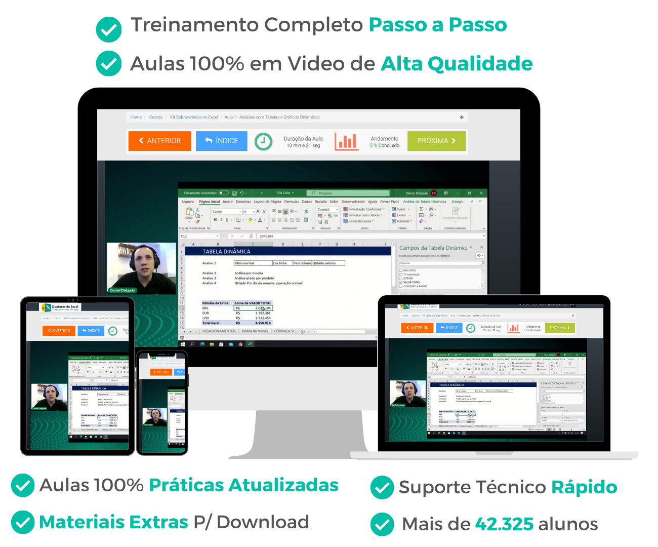 Mockup Cursos - Doutores do Excel